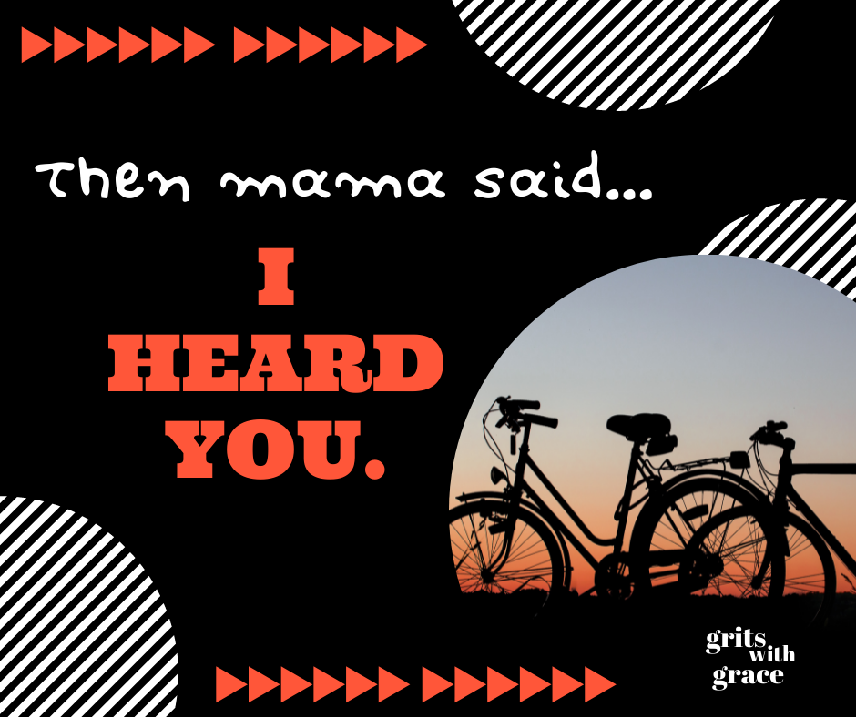 I Heard You – Grits with Grace