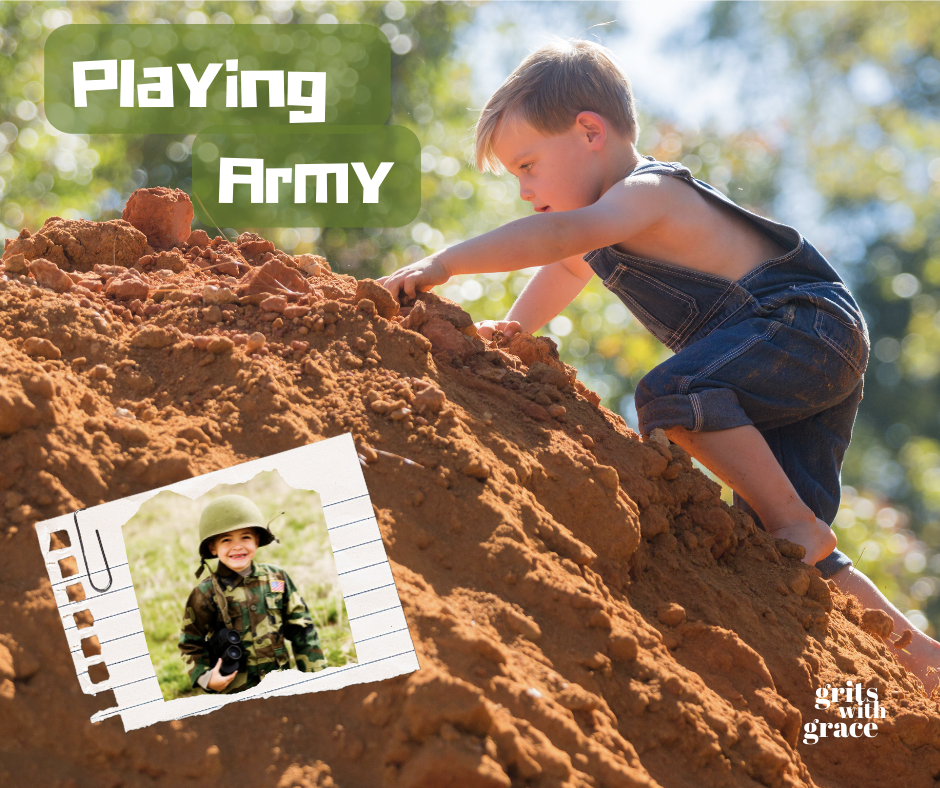 Playing Army! – Grits with Grace
